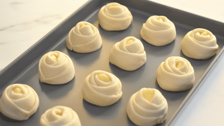 THE BEST CUSTARD ROLLS RECIPE ; Custard Rose Rolls | MerryBoosters
