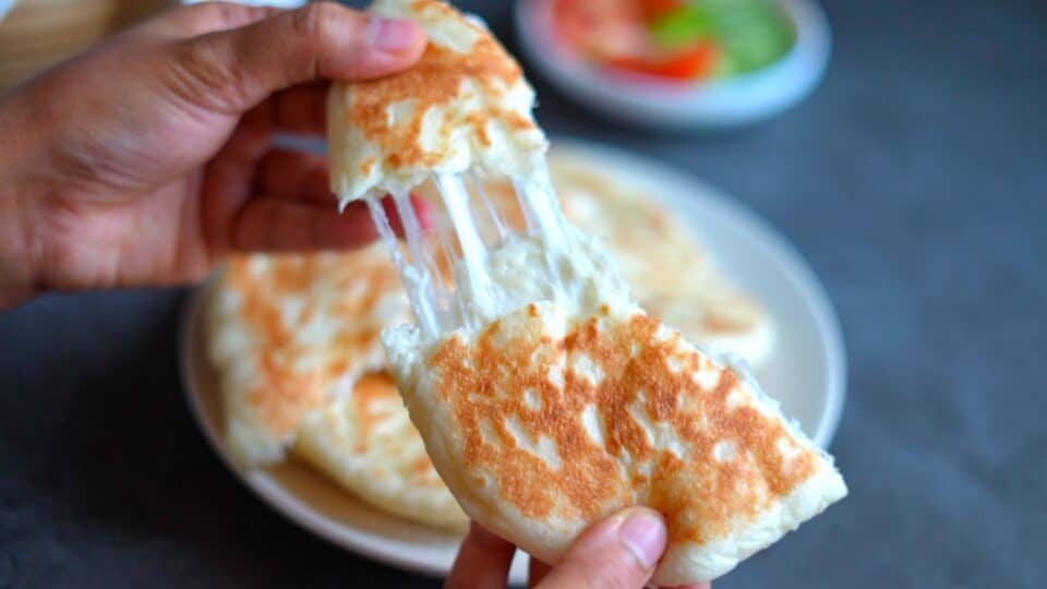 Cheese Stuffed Flatbread :How to make perfect cheese stuffed bread ...