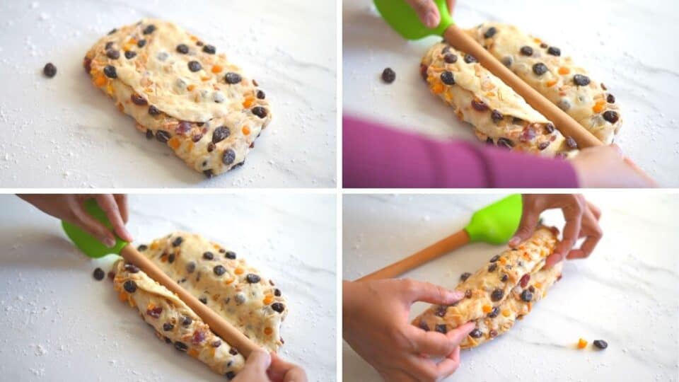 Easy German Fruit Bread for Christmas (Easy Stollen Recipe) | MerryBoosters