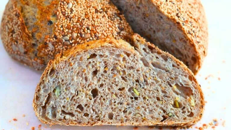 Healthy Sourdough Bread Recipe: High Protein, High Fiber! | MerryBoosters