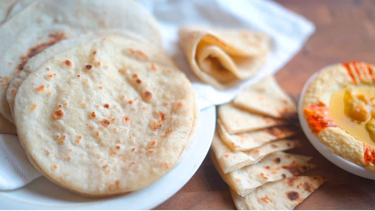 Sourdough Flatbread Recipe (Soft and Chewy) | MerryBoosters