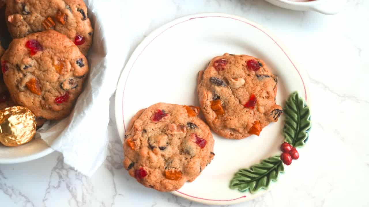 Chewy Fruitcake Cookies Recipe | MerryBoosters
