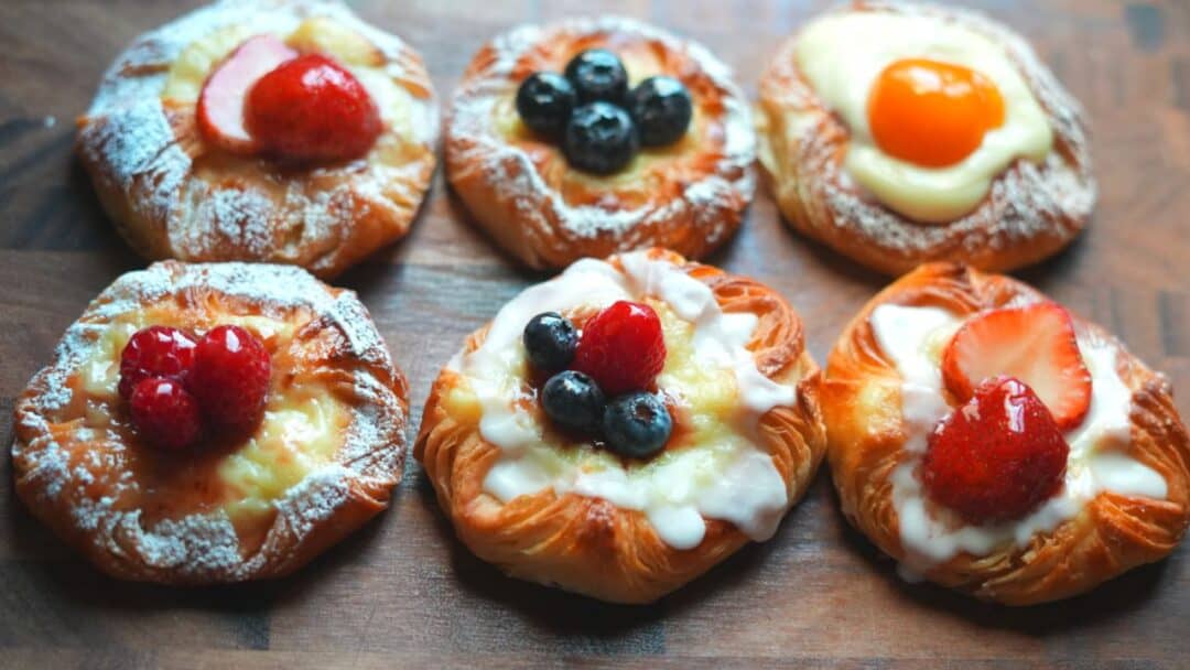 Flaky and Buttery Danish Custard Pastry Recipe (Spandauer) | MerryBoosters