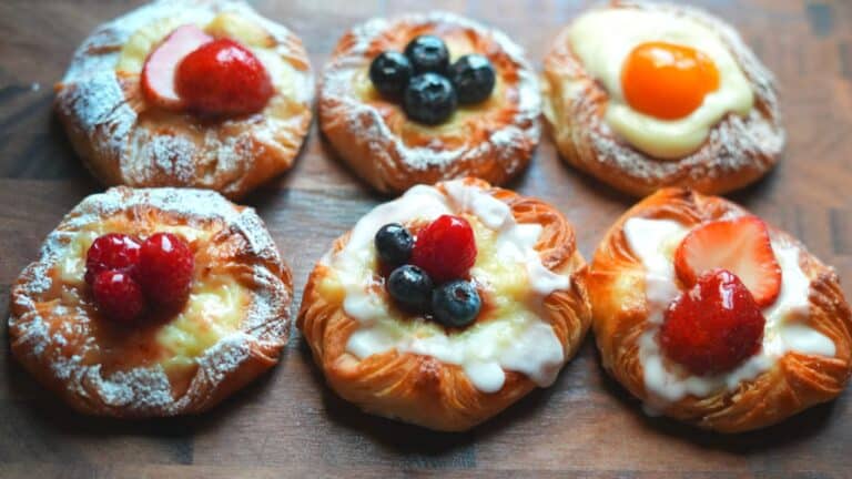 Flaky and Buttery Danish Custard Pastry Recipe (Spandauer) | MerryBoosters